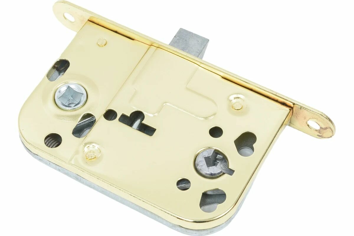 Врезной замок для финских дверей Trodos 2014WC под поворотную ручку, без ответной планки, золото 204330