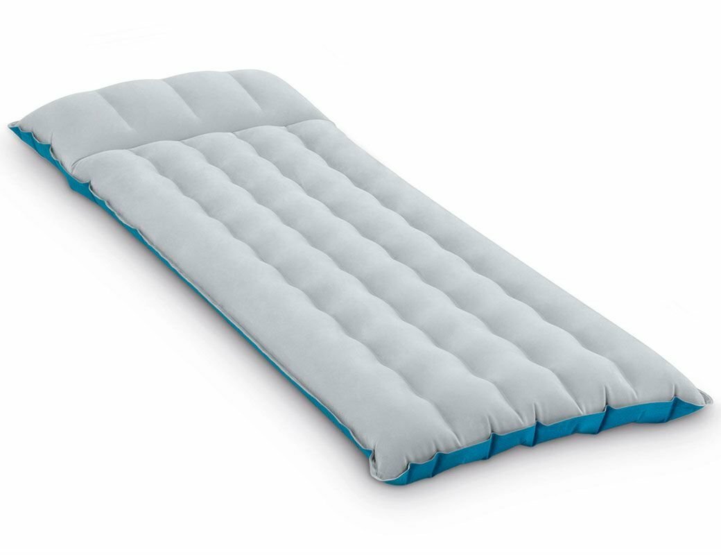 Надувной туристический матрас Intex Кемпинг (Camping mat) подростковый, 184х67х17см, 67997