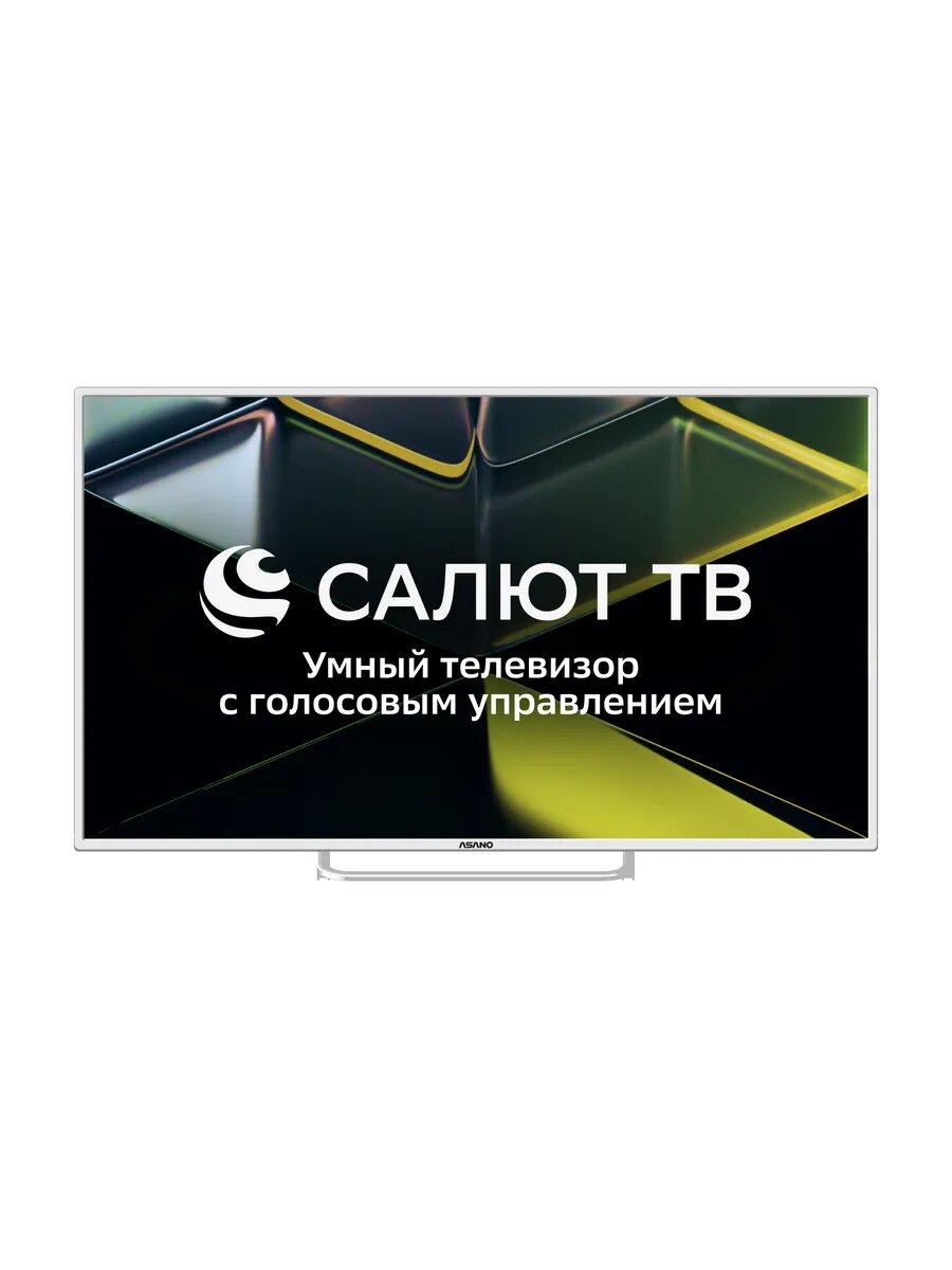 Телевизор Asano 43LU5011T, 43", 3840х2160, поддержка Умного Дома, белый
