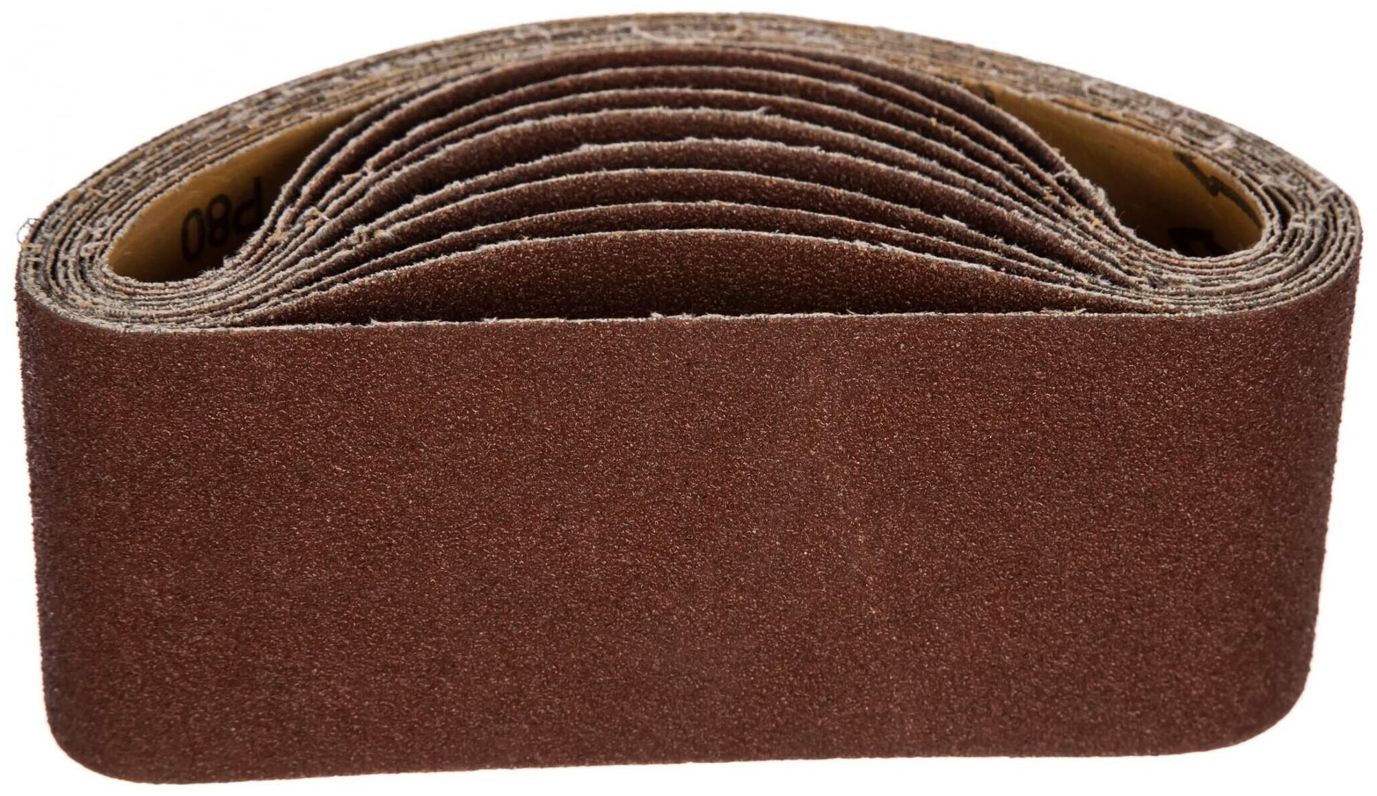 Лента шлифовальная (10 шт; 457х75 мм; P80) для шлифмашин Matrix 74215