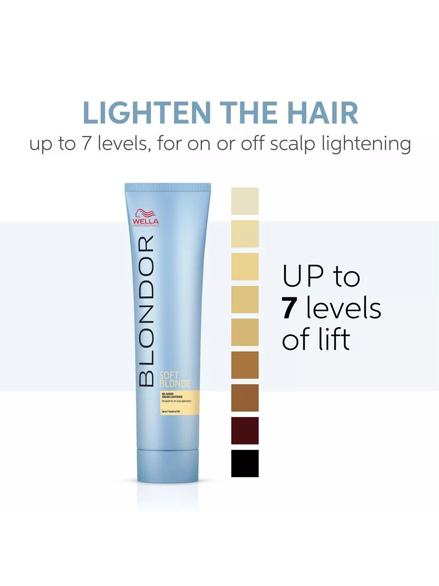 Wella Blondor Cream - Мягкий крем для блондирования 200 мл
