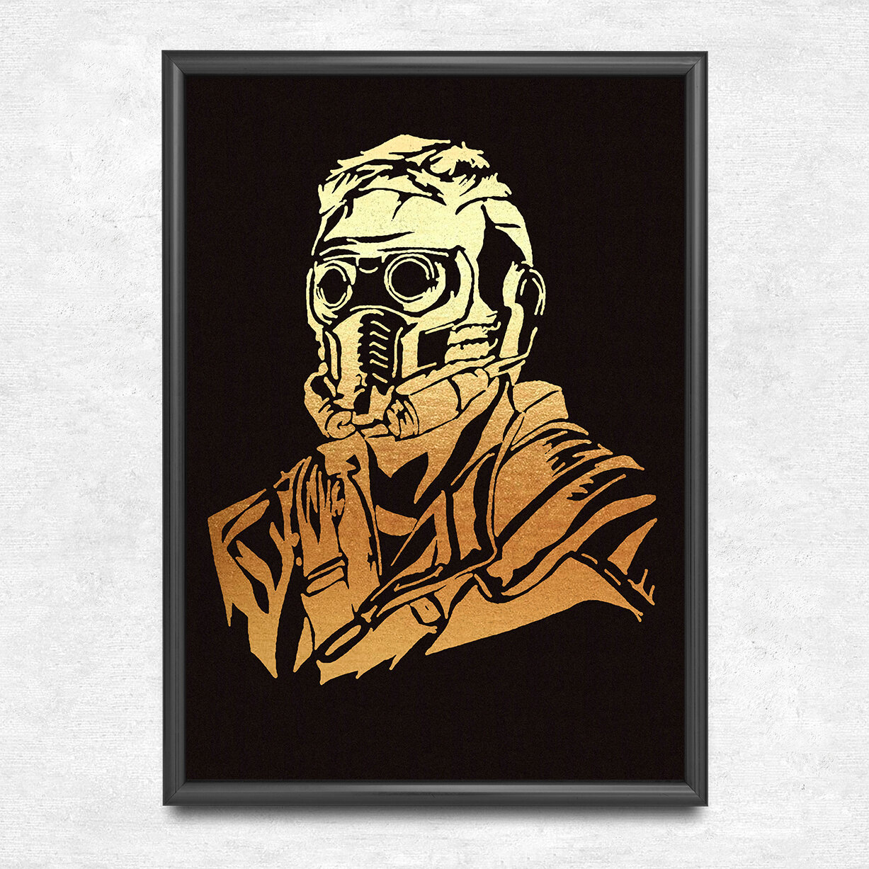 Постер Стражи Галактики / плакат для интерьера Звездный лорд. Марвел, Marvel, комиксы, фильмы, игры