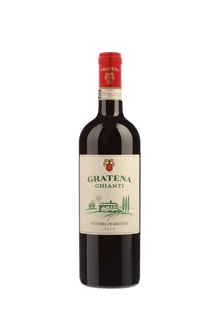 Вино Гратена Кьянти, DOCG, красное, сухое, 0.75л