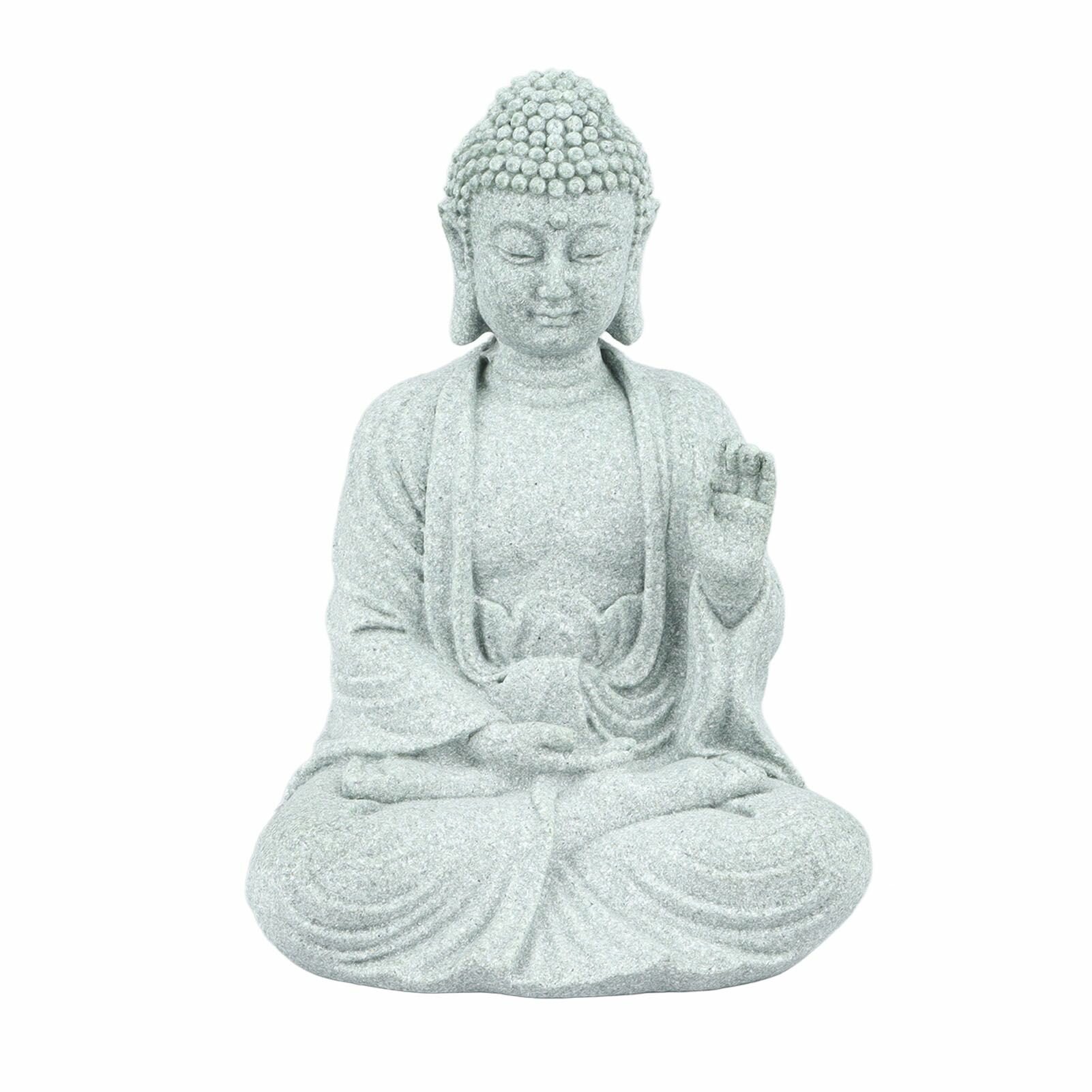 Маленькое украшение Будды, изысканное мастерство, зеленый песчаник, украшения Будды для аквариума, бесстрашие Будды
