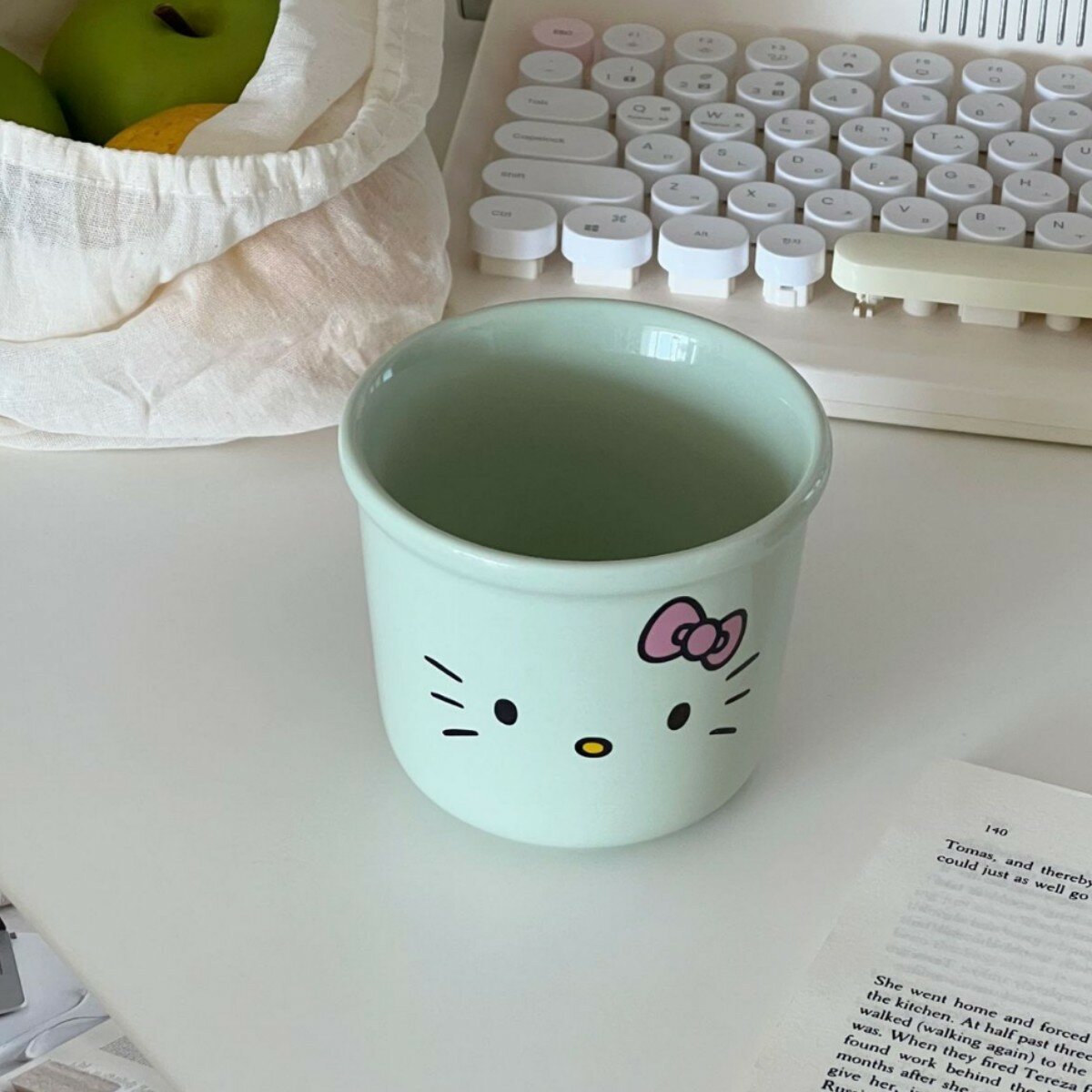 Кружка hello kitty в подарок на день рождение