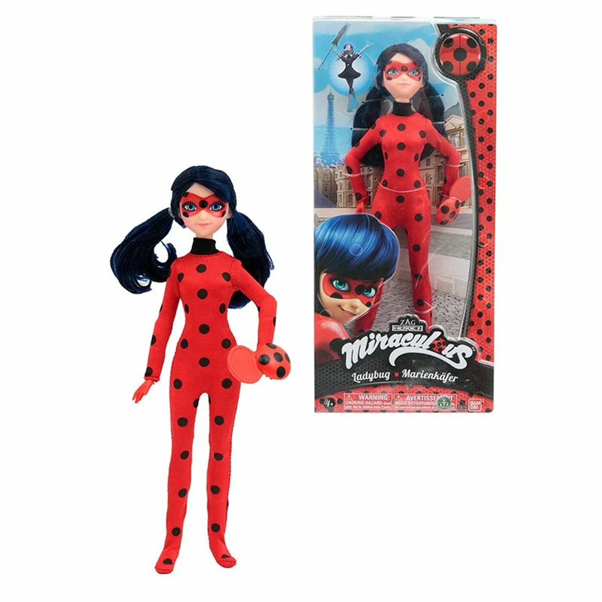 Bandai Zag Heroez Miraculous Ladybug Fashion Doll / Модная кукла с чудотворная персонажем и аксессуарами