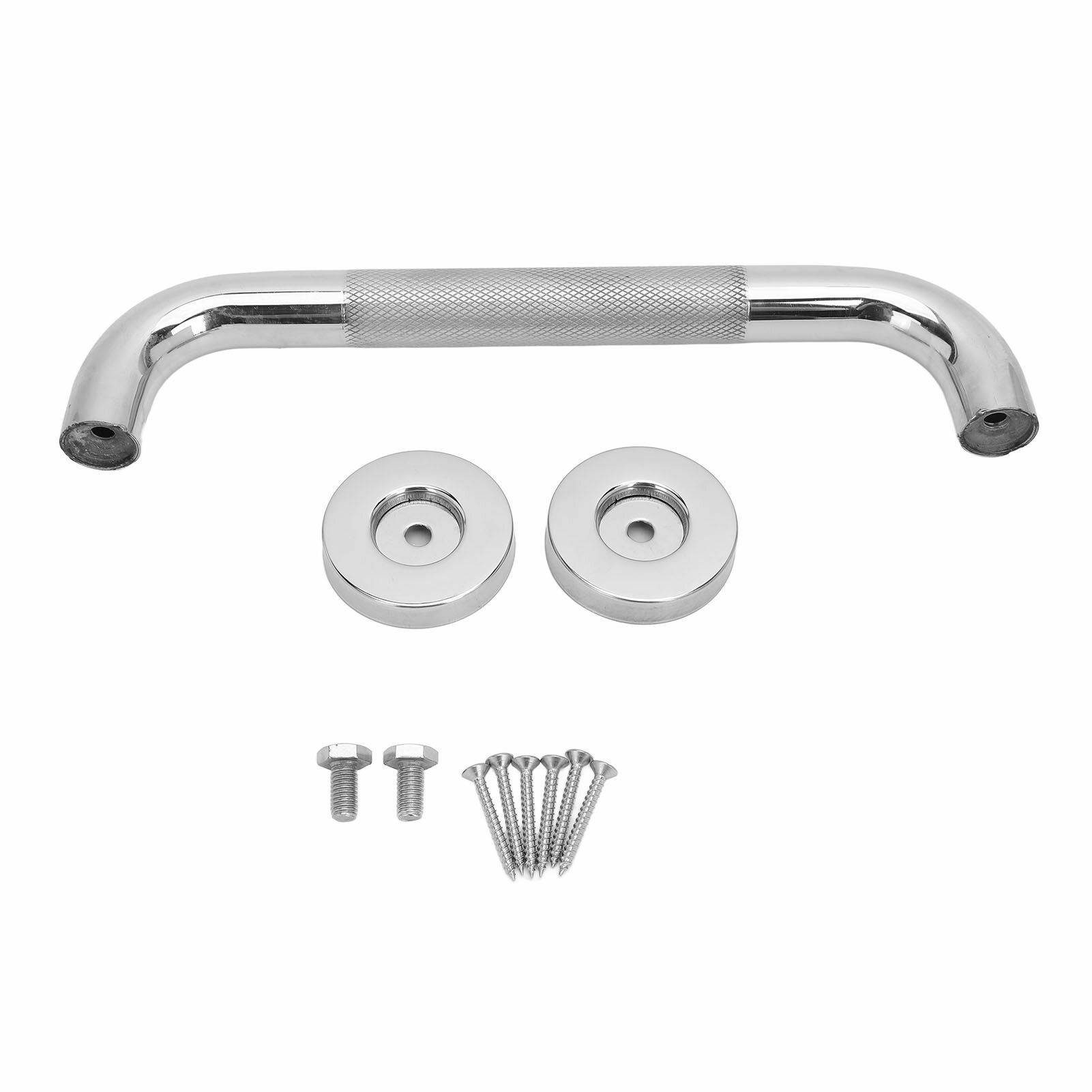 Поручень для ванной комнаты 12", текстурированная ручка из нержавеющей стали, поддержка поручня для безопасности пожилых людей, нескользящий, диаметр трубы 0,9", прочный для длительного использования