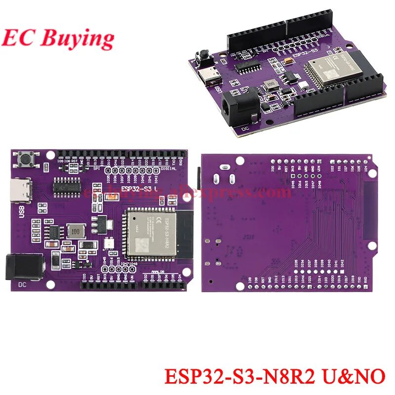 Модуль ESP32-S3 с адаптерами расширения EC Buying ESP32-S3-N8R2