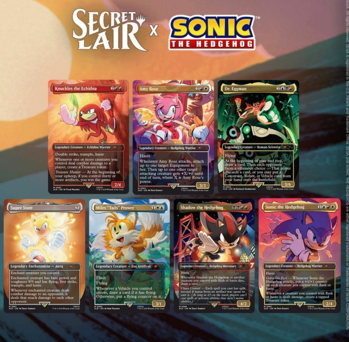 Magic the Gathering: SECRET LAIR X SONIC: FRIENDS & FOES-Обычная (Английский)