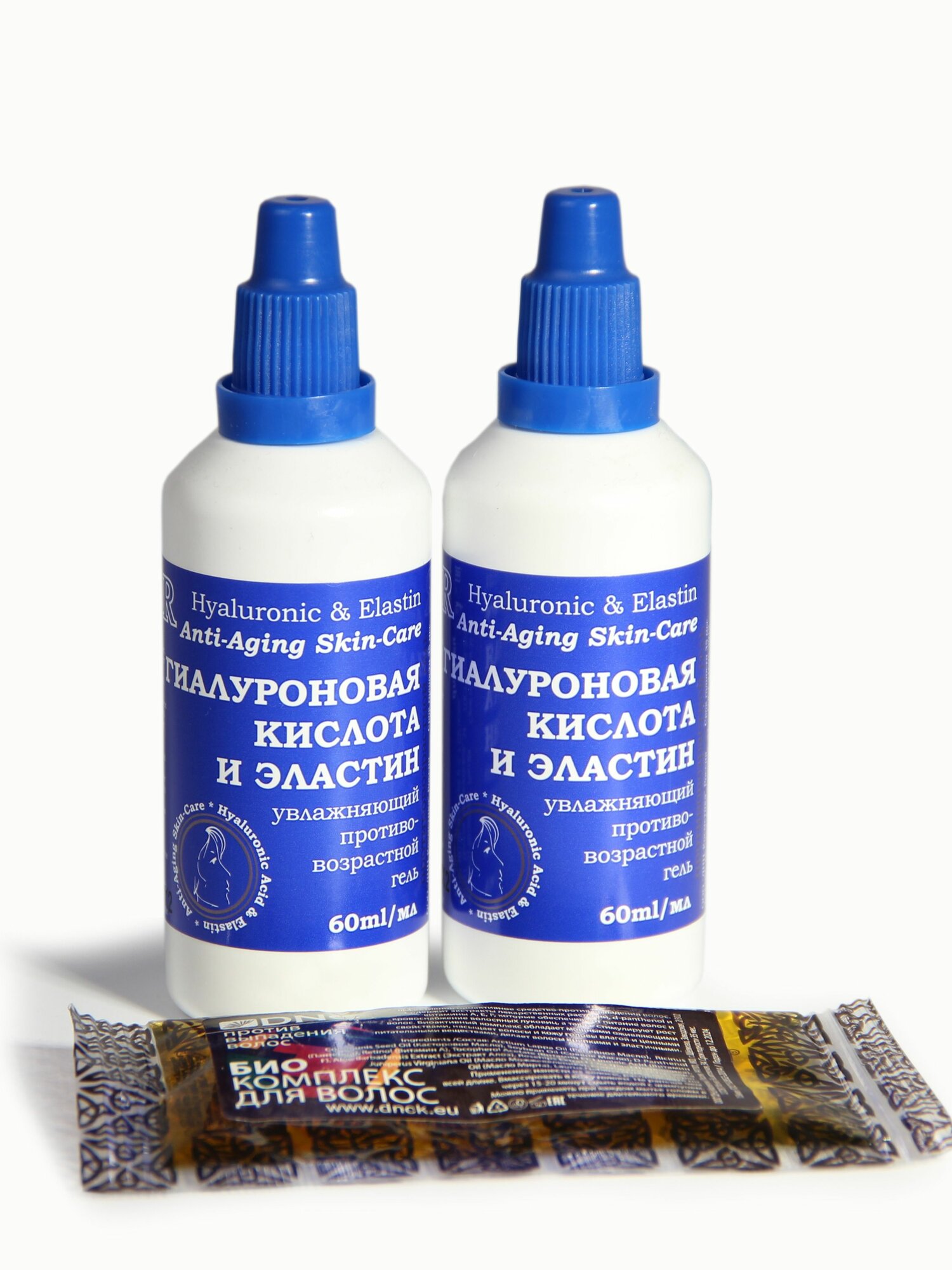 L'Or Гиалуроновая Кислота и Эластин 60 мл 2 шт и Презент Масло для волос