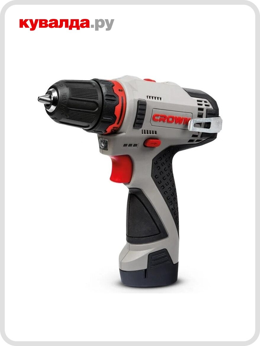 Дрель-шуруповерт аккумуляторная Crown CT21072HX-2 BMC