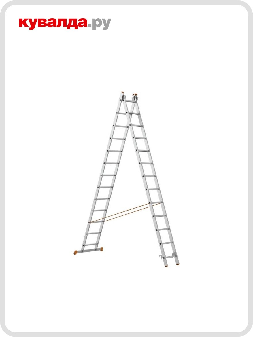 Лестница-стремянка двухсекционная Sarayli 2х13