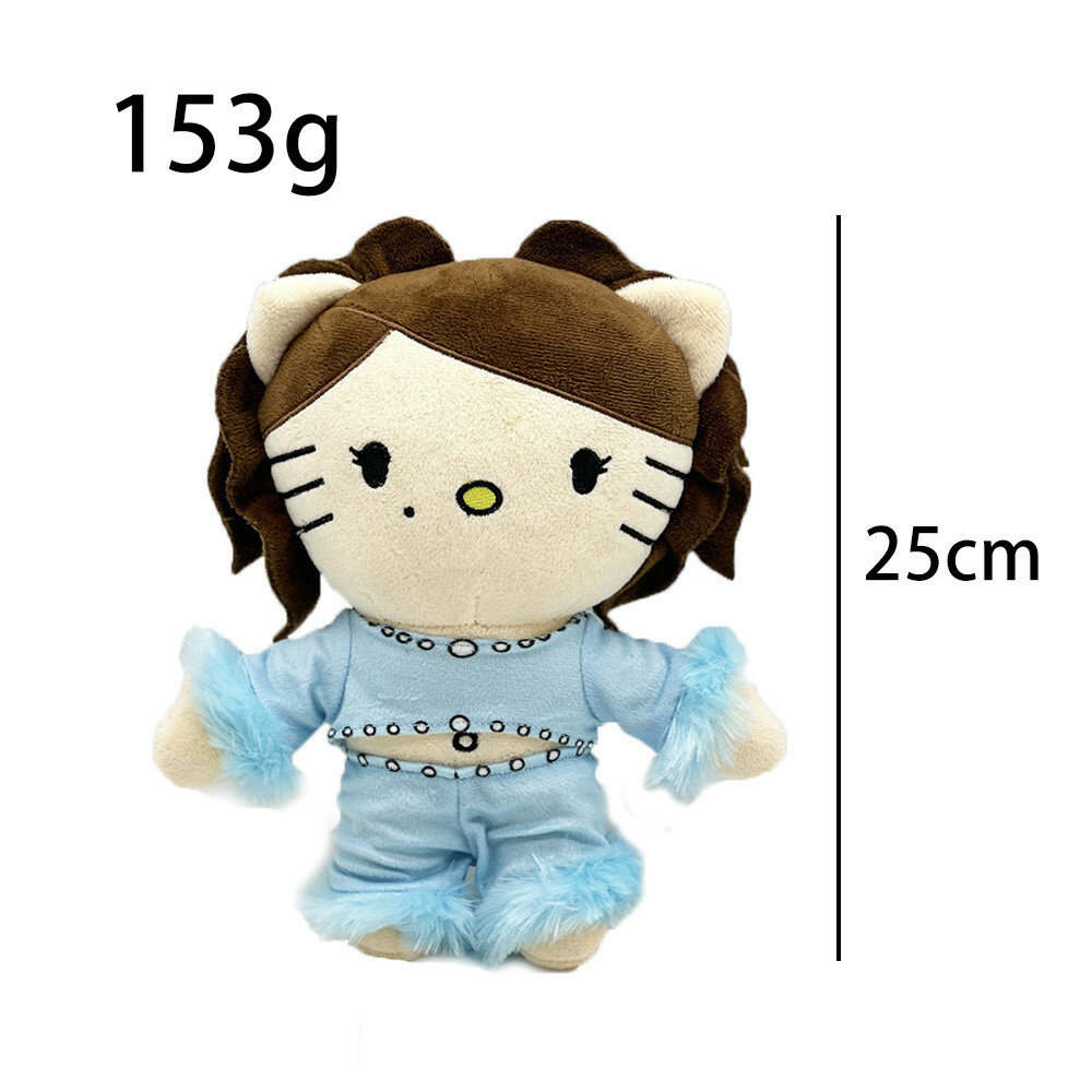 Soft and cuddly travis scott plush toy with colorful designs and short fur 25cm
