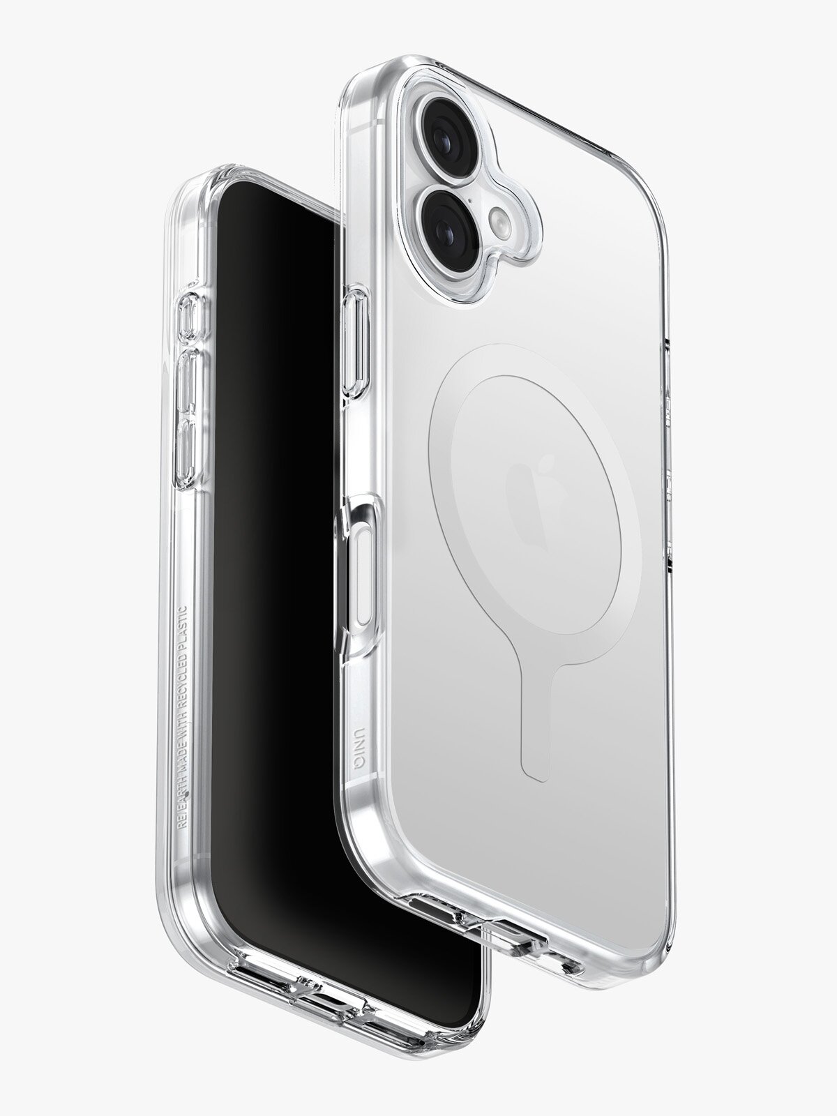 Uniq чехол для iPhone 17, Clario с защитой углов Airmax, с MagSafe, прозрачный