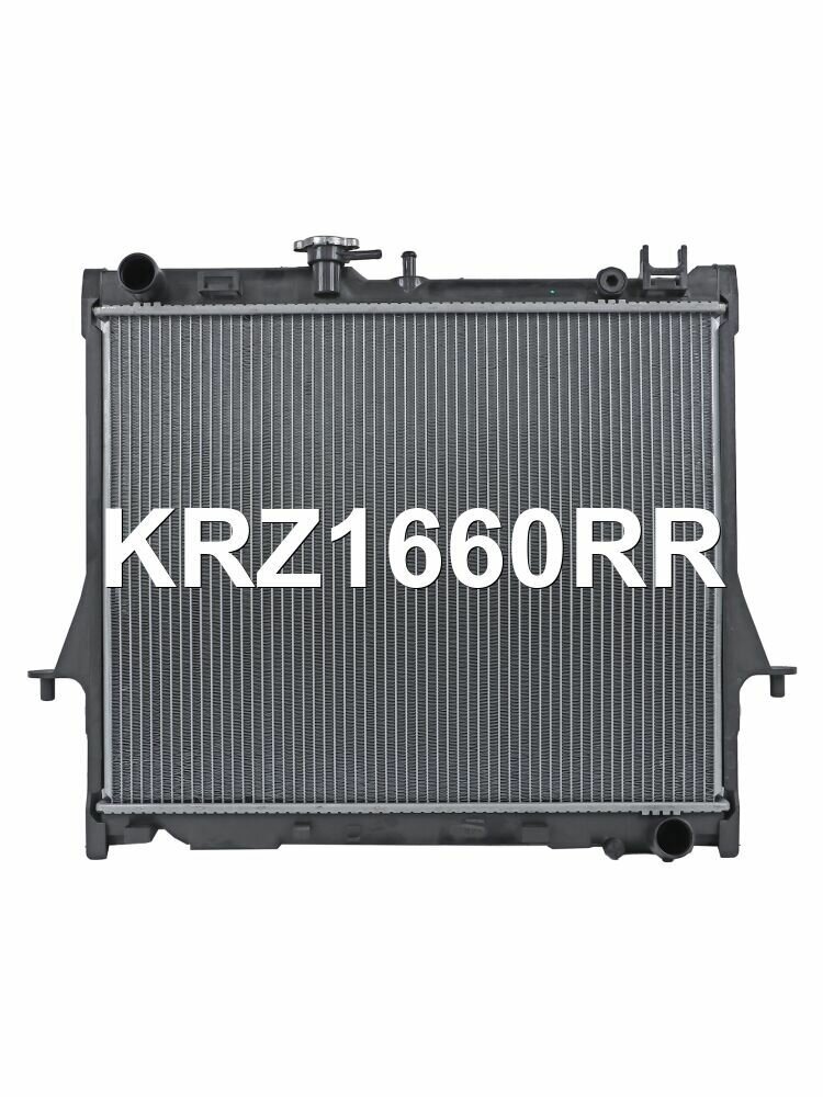 Паяный радиатор системы охлаждения Krauf KRZ1660RR для ISUZU D-MAX