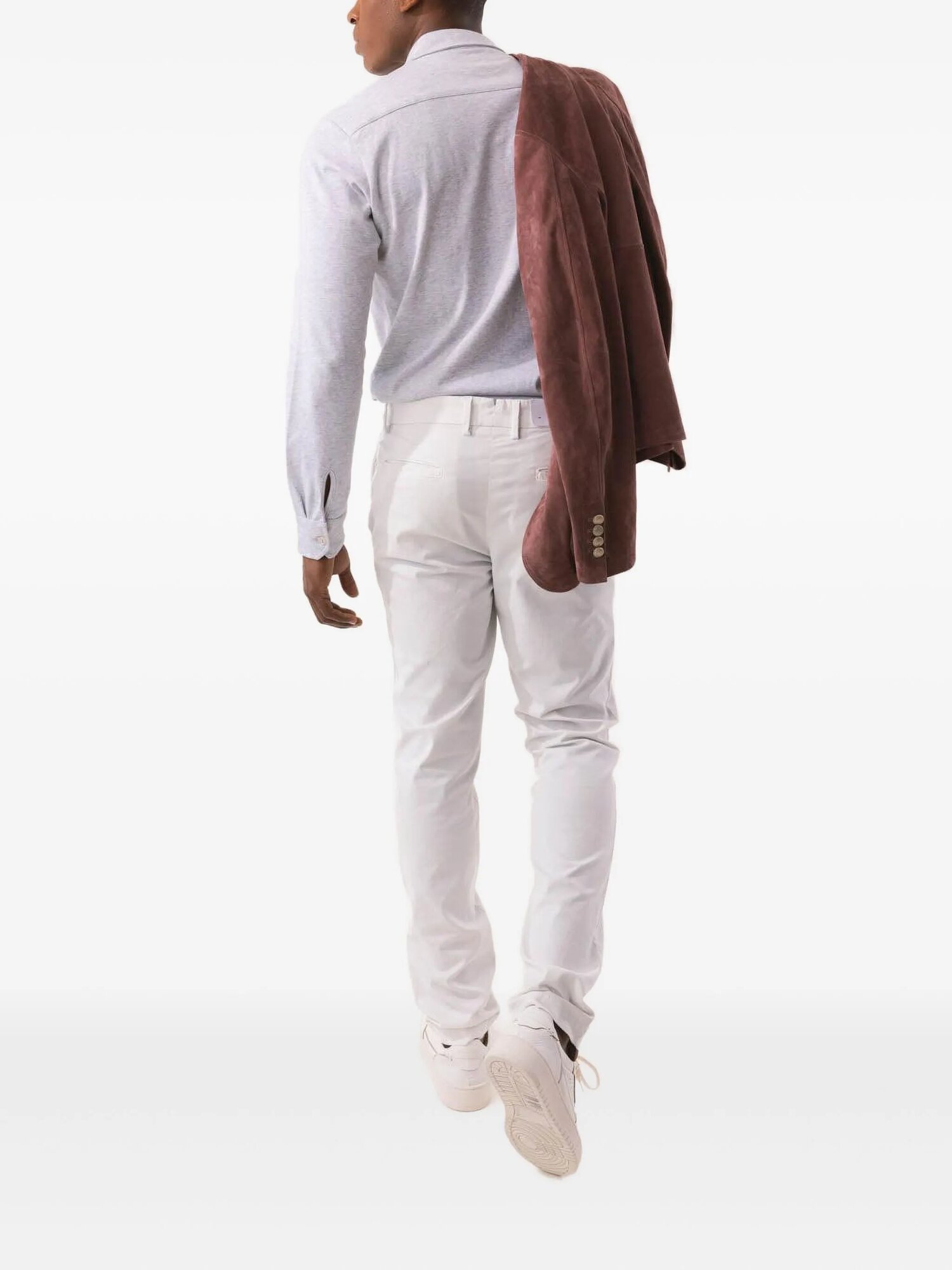 Брюки Eleventy Stretch-design chino pants, размер 33, белый — фото 1