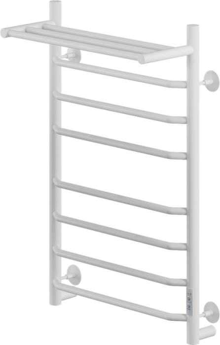 Полотенцесушитель электрический Ника Way 3 80/50, с полкой, матовый белый RAL9016