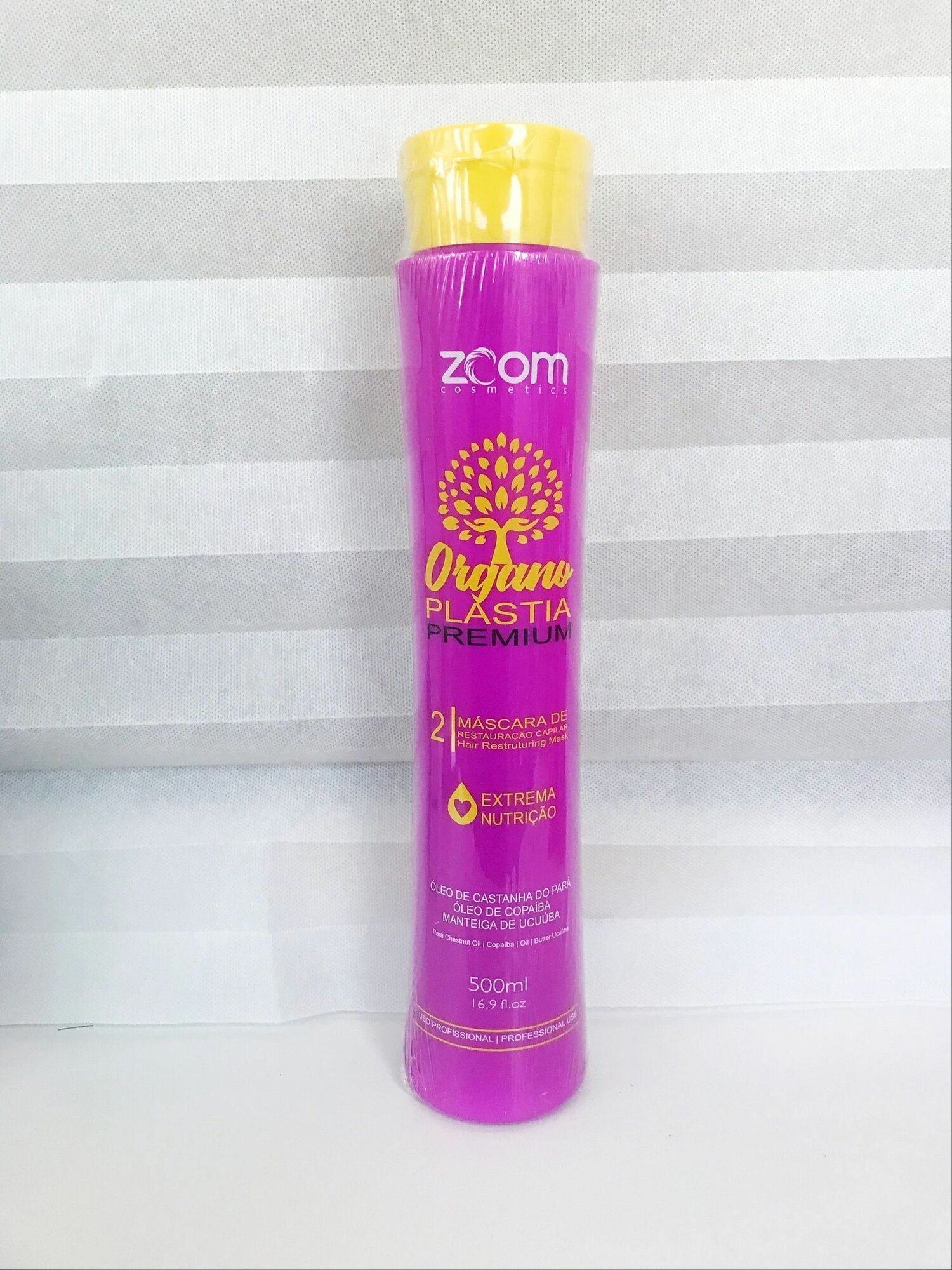 Профессиональный кератин для выпрямления волос ZOOM OrganoPlastia Premium Зуум органопластия премиум 500мл