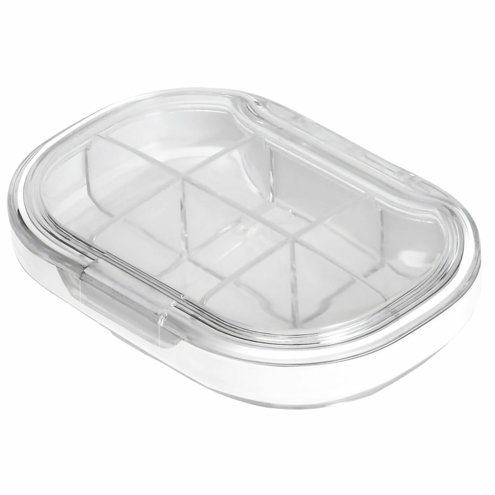 Портативный мини-футляр для таблеток, дорожный органайзер для таблеток, бытовой пищевой герметичный ящик для хранения лекарств, большой прозрачный белый