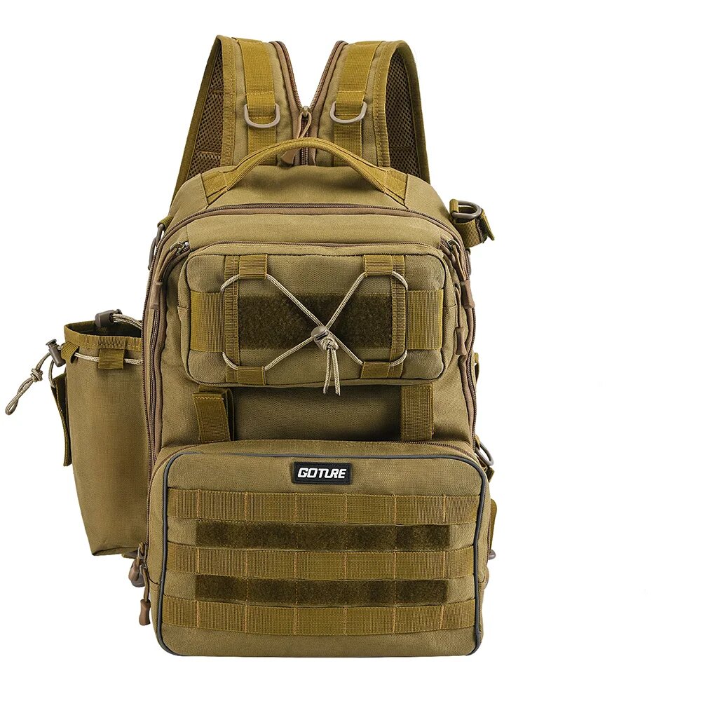 Нейлоновый водонепроницаемый уличный рюкзак Goture, многофункциональный, устойчивый к царапинам, износостойкий, сумка для рыболовных снастей для кемпинга, езды на велосипеде