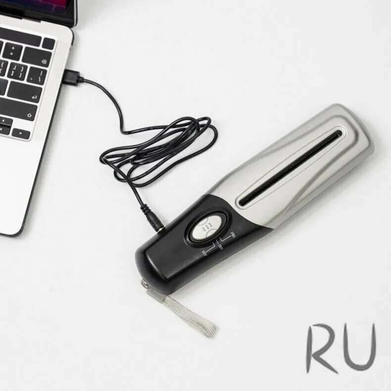 Шредер Персональный Паралелльный, серый металлик