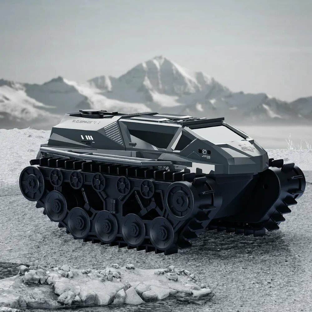 Вездеход на гусеницах, 4x4, радиоуправление 2.4 Гц, для детей, внедорожник-амфибия