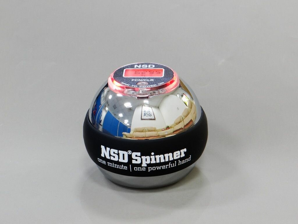 Кистевой тренажер Powerball Metall, с счетчиком и автостартом