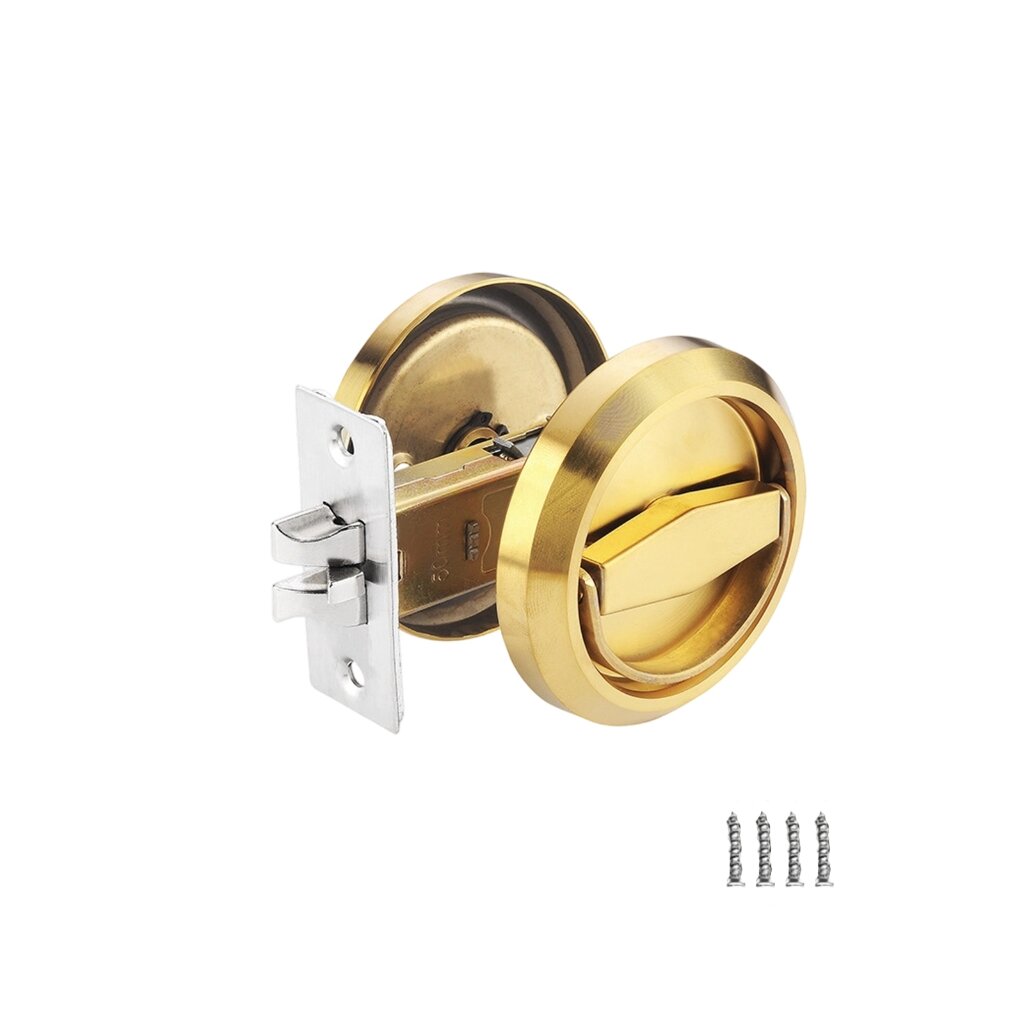 Двухсторонний замок на дверной ручке из нержавеющей стали для межкомнатной двери