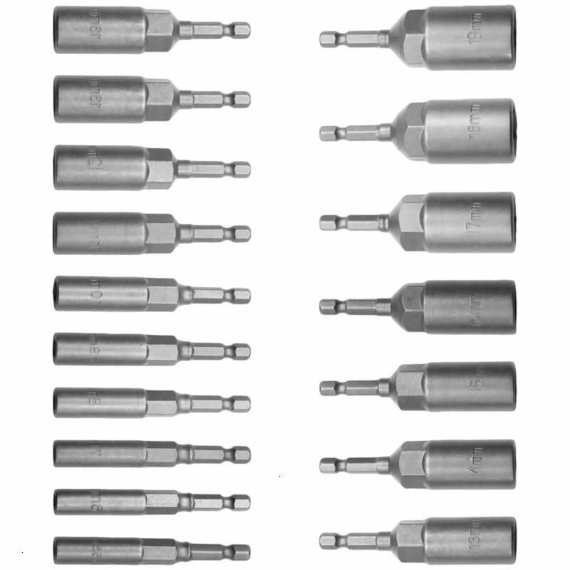 1 комплект торцевой головки электродрели с углубленным гнездом 15*-80 мм