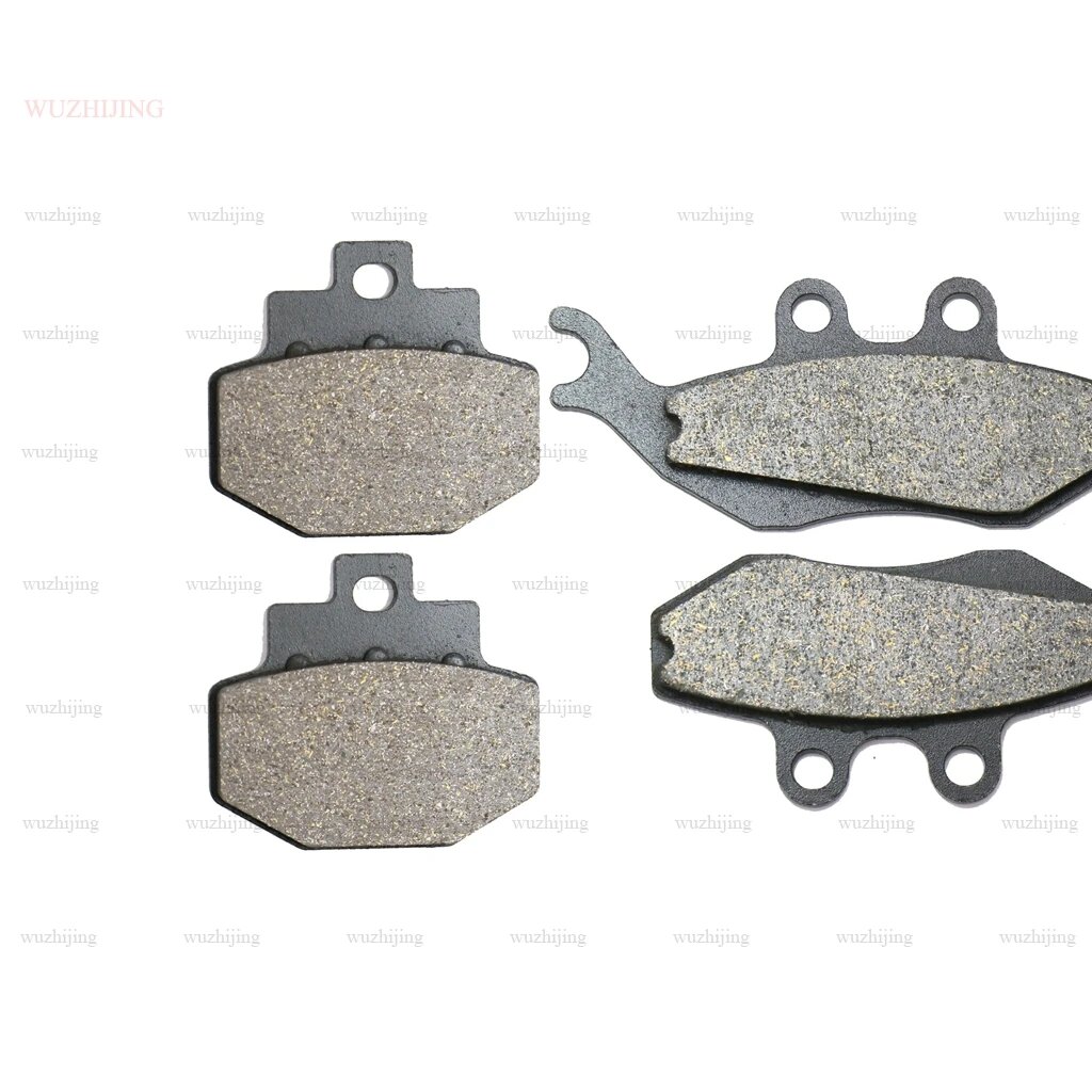 Комплект тормозных колодок для GILERA Runner VX 125 (01-11) Runner VXR 200 (04-11), передняя и задняя Серый, CARBON SET
