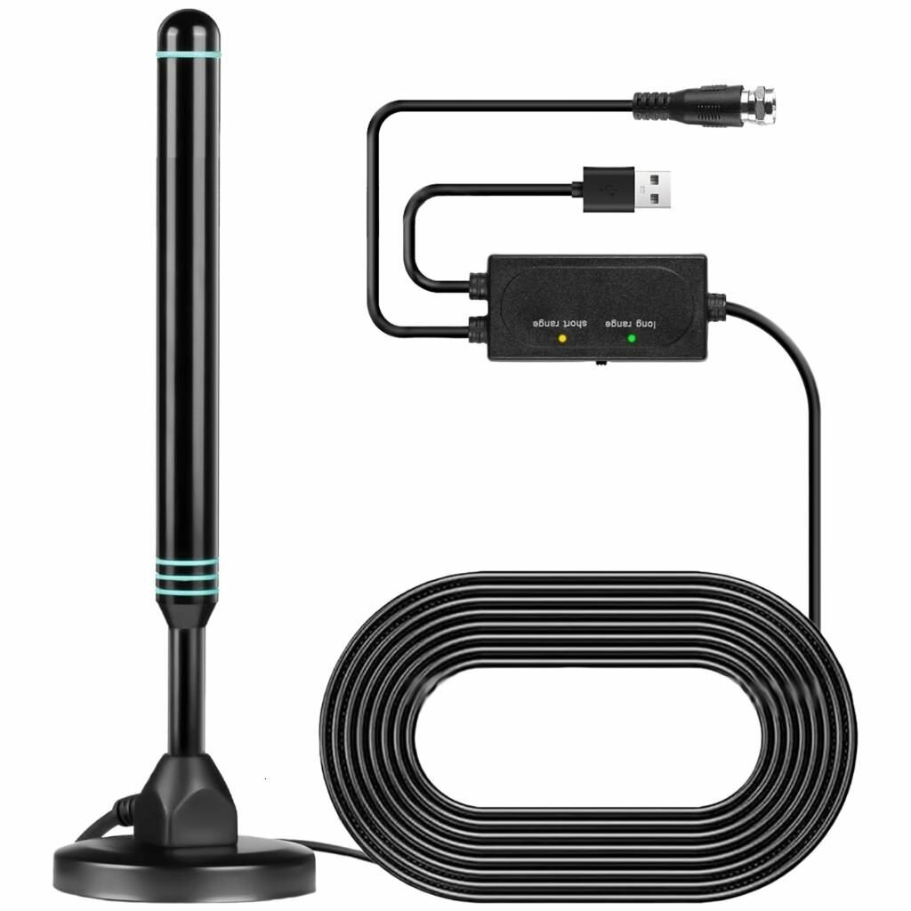 Цифровая комнатная ТВ антенна, длинный