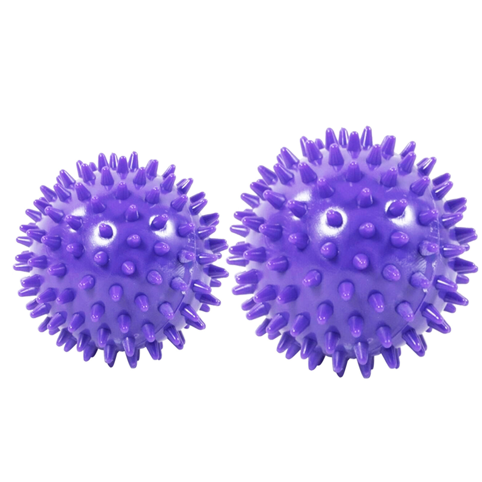 2 Шпорцевые мяча для фитнеса Hedgehog Balls для массажа мышц рук, ног, спины инструмент для точечного массажа мячи для тренажерного зала диаметр 70мм, 90мм количество 2шт размер упаковки 170*120*90мм вес упаковки 185г