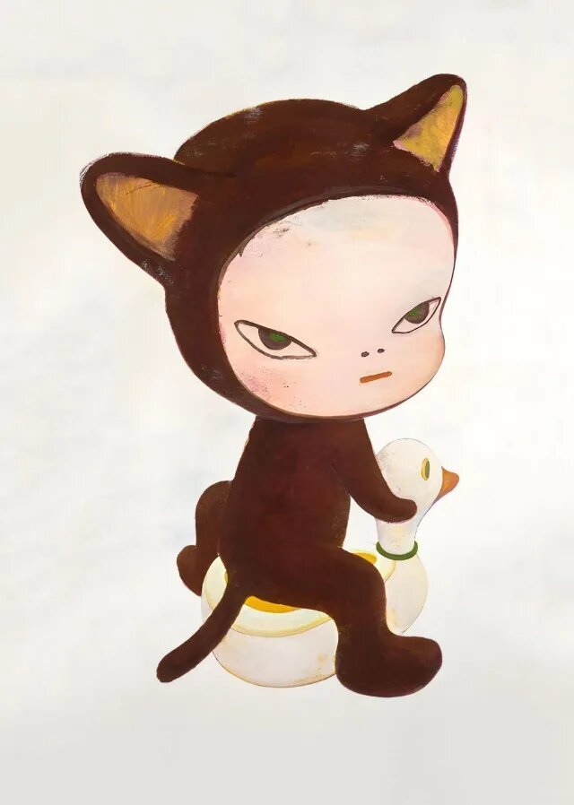 Yoshitomo Nara Dream Doll Печать на холсте 2, 40X50cm Unframed