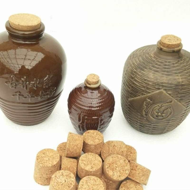 Деревянная пробка из дуба, пробка для бутылок, герметичная пробка для стеклянных бутылок, коническая деревянная пробка, пробка для винной бутылки, керамическая пробка для бутылок, чайная пробка