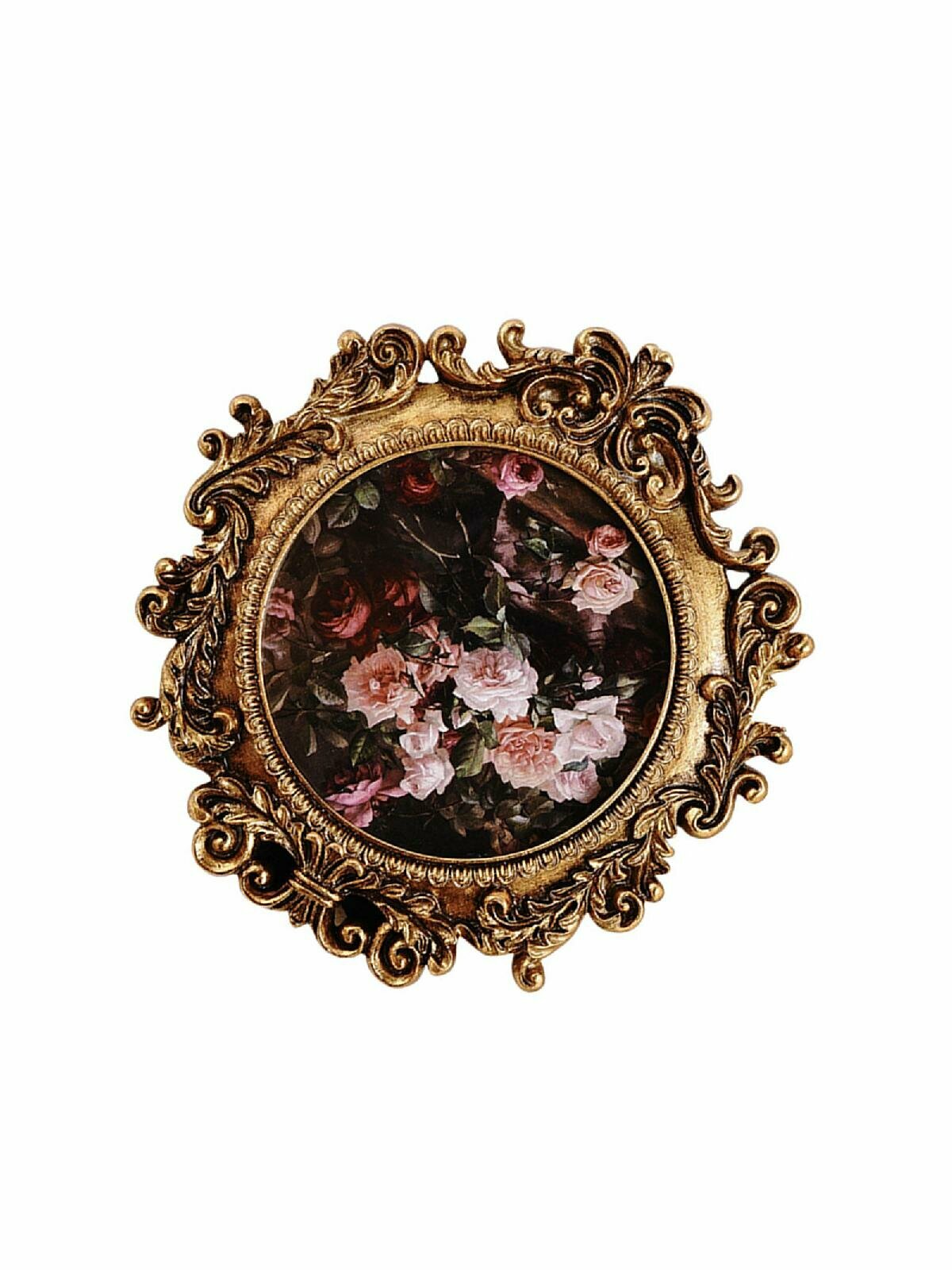 Ренессансная Фоторамка из смолы Античная Золотая Круглая Фоторамка Подарок для дома