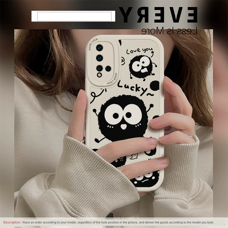 Huawei Nova 4 Винтажно-белый силиконовый чехол с полным покрытием и рисунком угольного шара, защита от падений