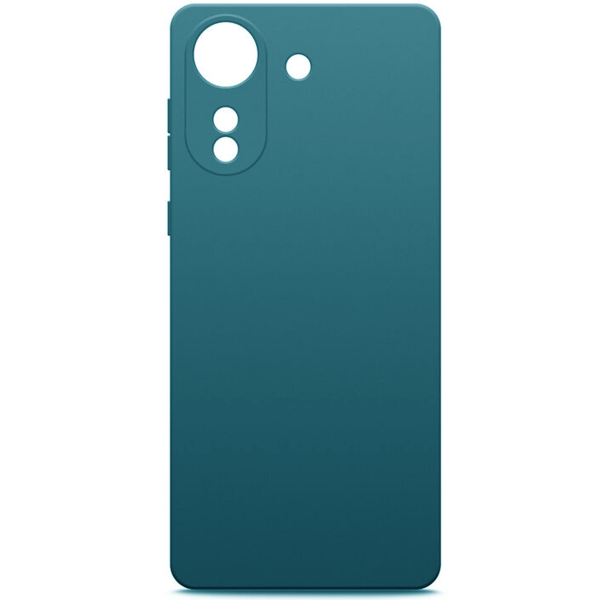 Накладка силикон Borasco Microfiber Case для Xiaomi Redmi 13C Синий