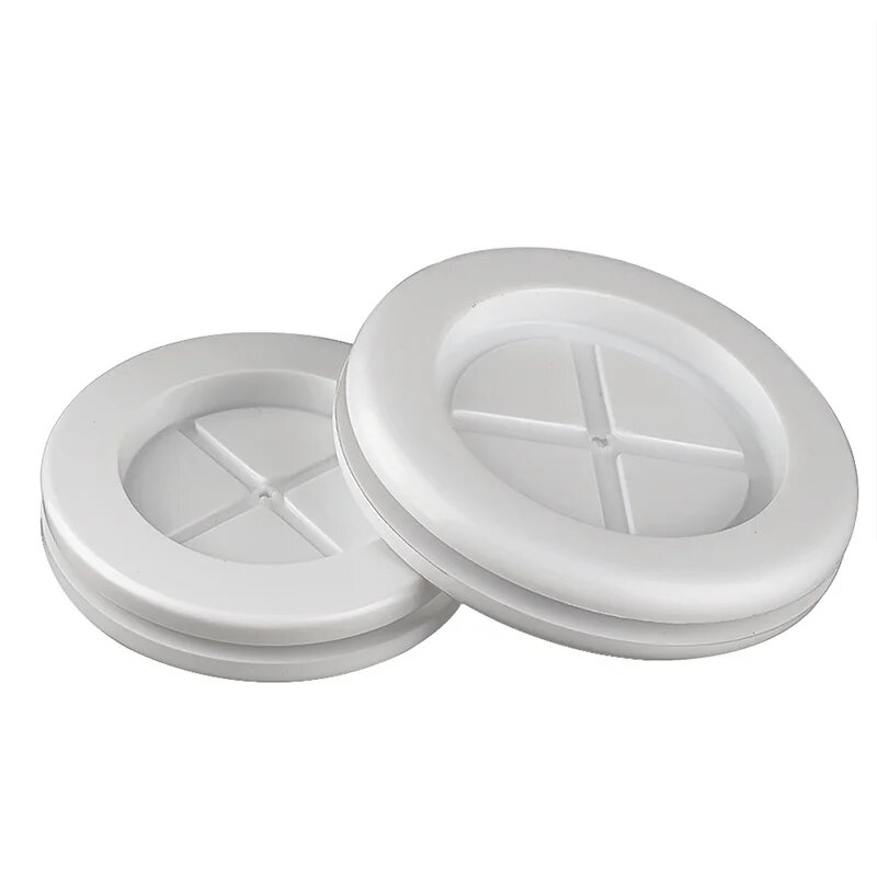 Черно-белая резиновая втулка 12-110 мм 65mm-2pcs, White Cross