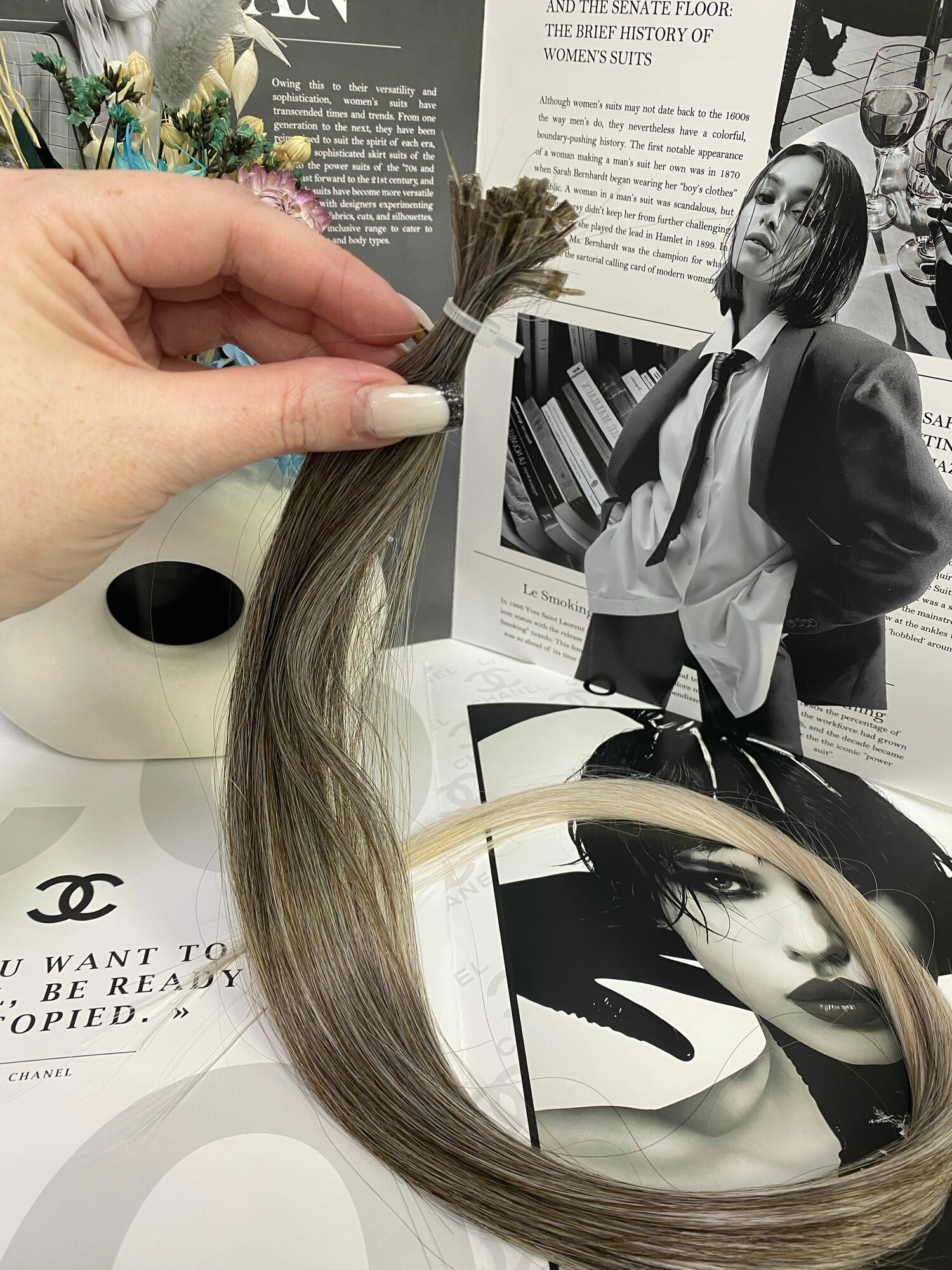 Бипротеиновые волосы на капсулах для наращивания