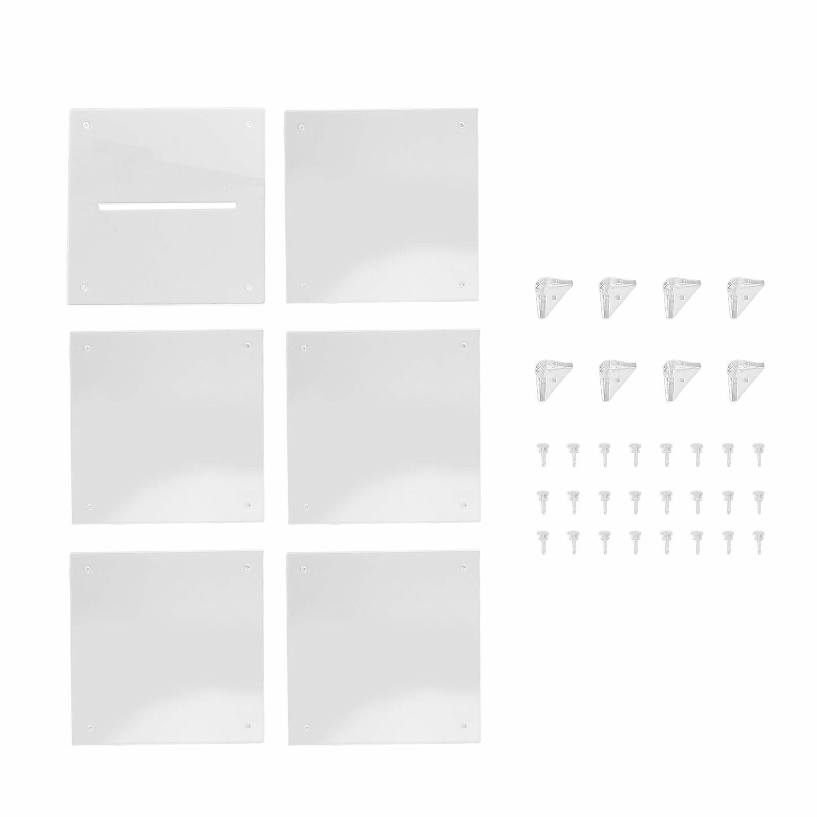 Акриловая копилка, прозрачная, для взрослых и детей, 4.72x4.72x4.72 дюйма