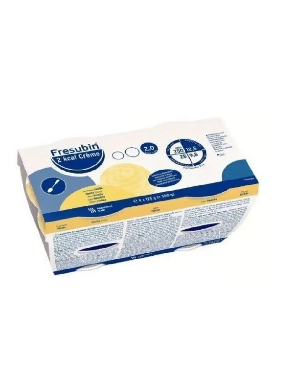 Фрезубин крем 2 ккал со вкусом ванили 125 ГР 4 ШТ