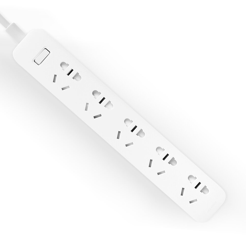Сетевая Розеточная Плата : 5 Портов Защита От Перенапряжений Компактный Дизайн С Плоской Вилкой - Пожаробезопасный Материал ПК Для Ноутбуков Мониторов Телефонов Для Домашнего Офиса И Рабочего Стола