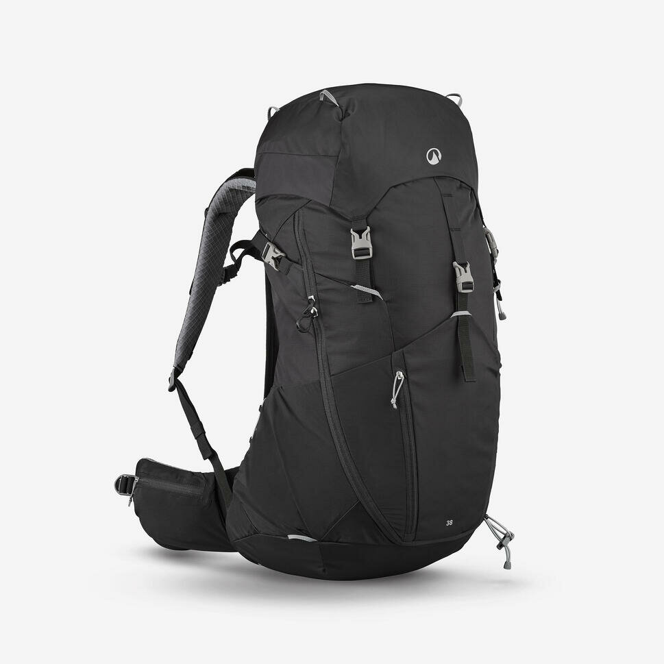 Decathlon Рюкзак походный, Quechua MH500 38 л, цвет Черный