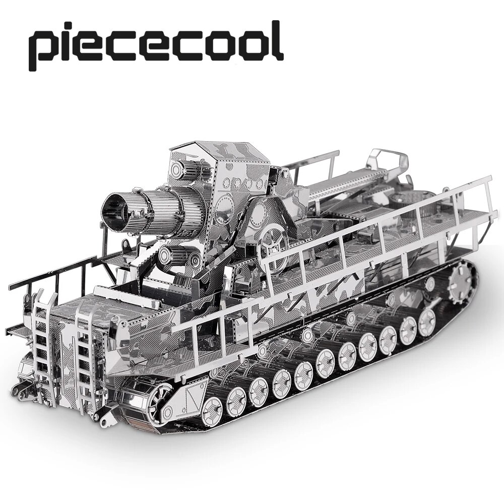 Piececool металлический 3D пазл Railway Gun для взрослых