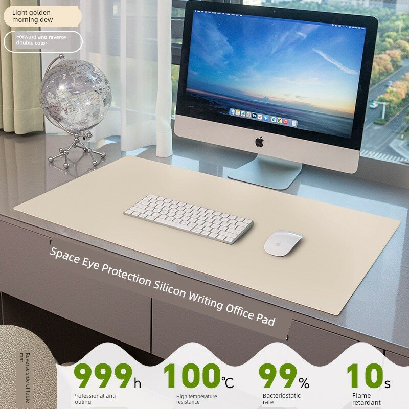 Детский коврик Light Gold Morning Dew 50x120 см с гладкой поверхностью для письма и защитой от пятен