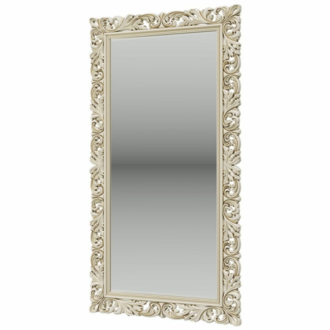 Зеркало Нова "Слоновая Кость", квадратное, настенное, 225x108x6 см