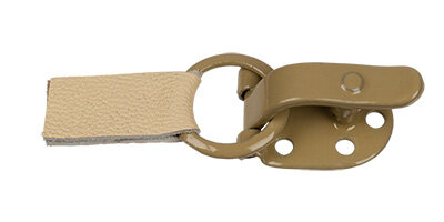 Gamma FCO-VF79 Крючок шубный 15 мм в пакете цветной №05 бежевый для меховых воротников