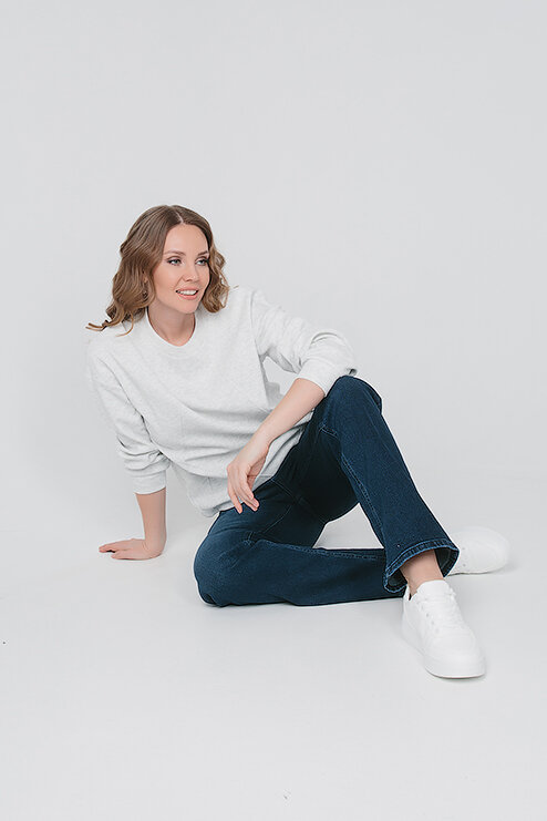 Джинсы широкие 