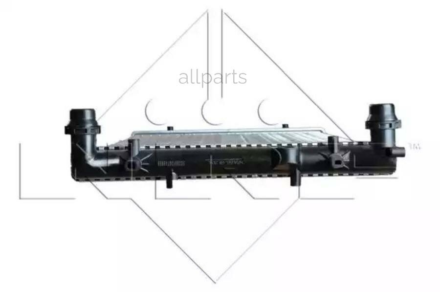 NRF 509529A Радиатор охлаждения двигателя VW Golf 1.4 98-