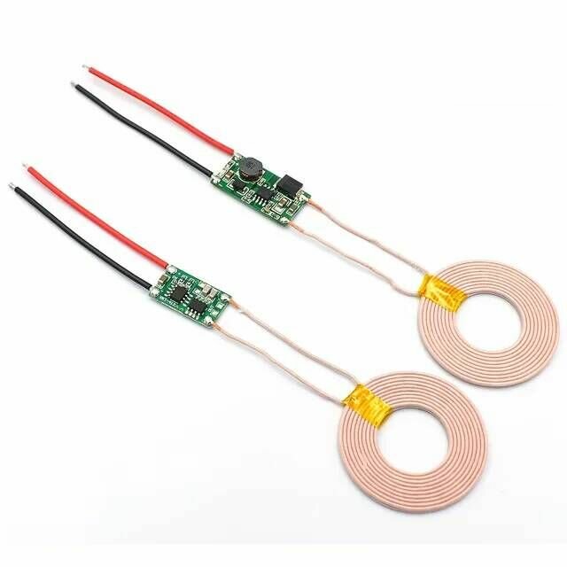 Беспроводной модуль питания и зарядки 5в 2A. Комплект 2в1 передатчик + приемник.